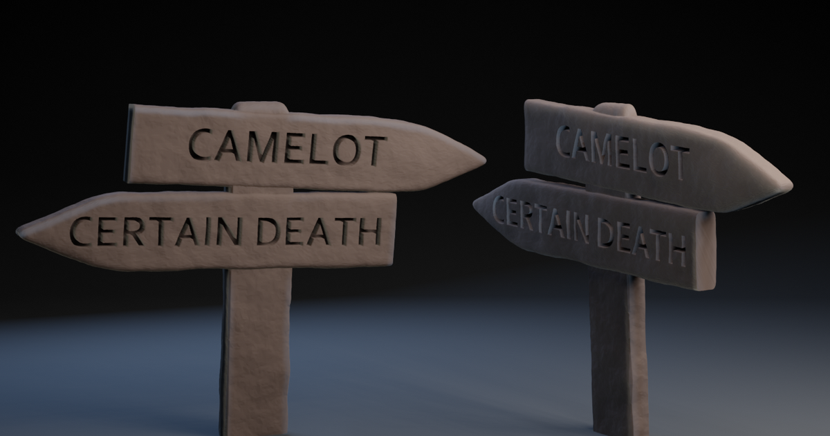 Camelot or Certain Death by Peter Farell | Download free STL model ...