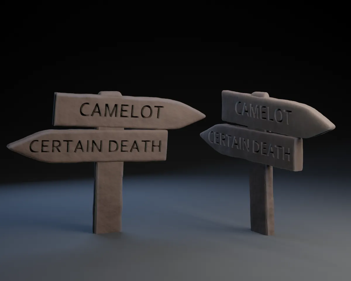 Camelot or Certain Death by Peter Farell | Download free STL model ...