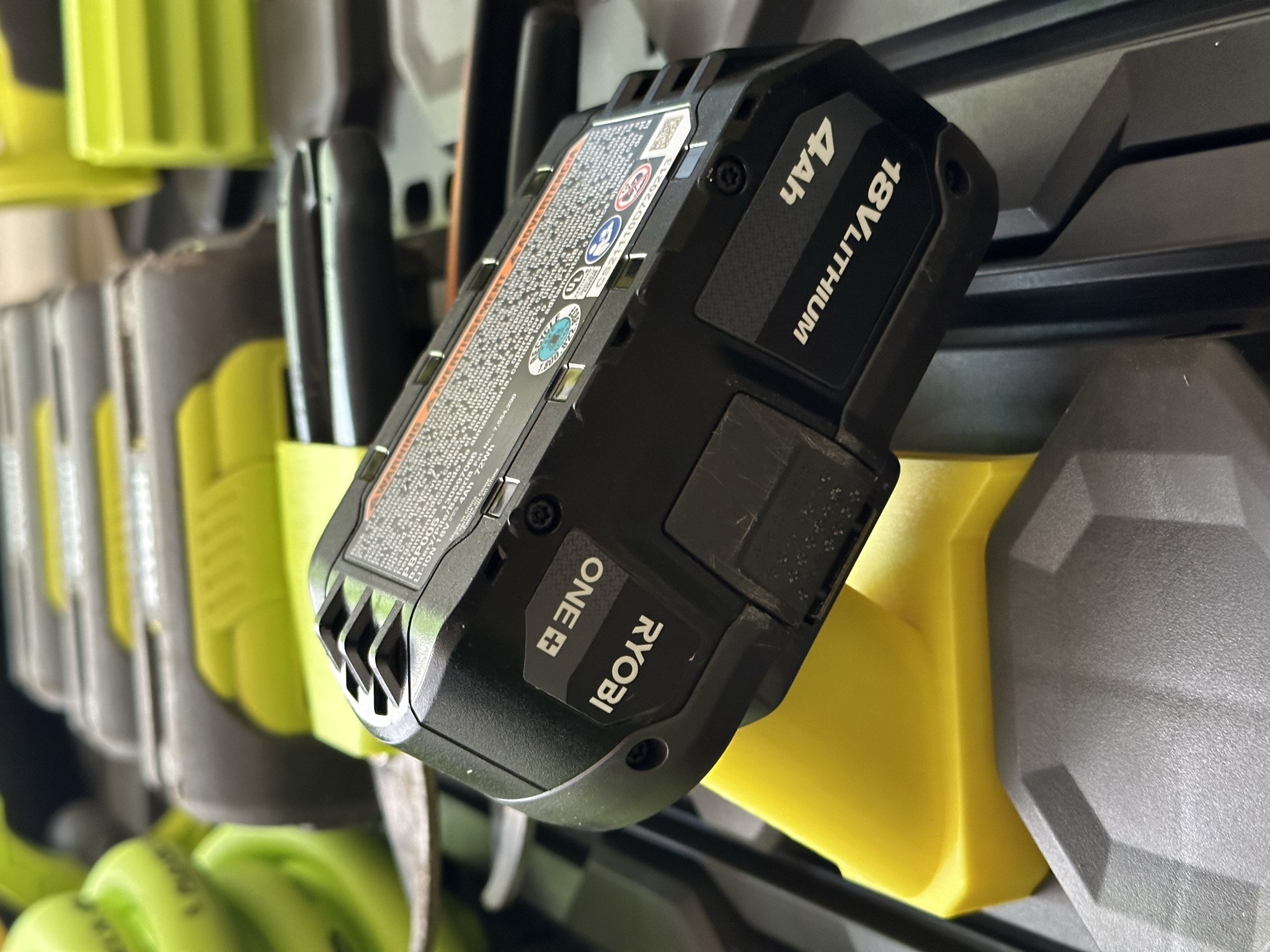 18V battery holder for Ryobi Link by RobC | Download free STL model ...