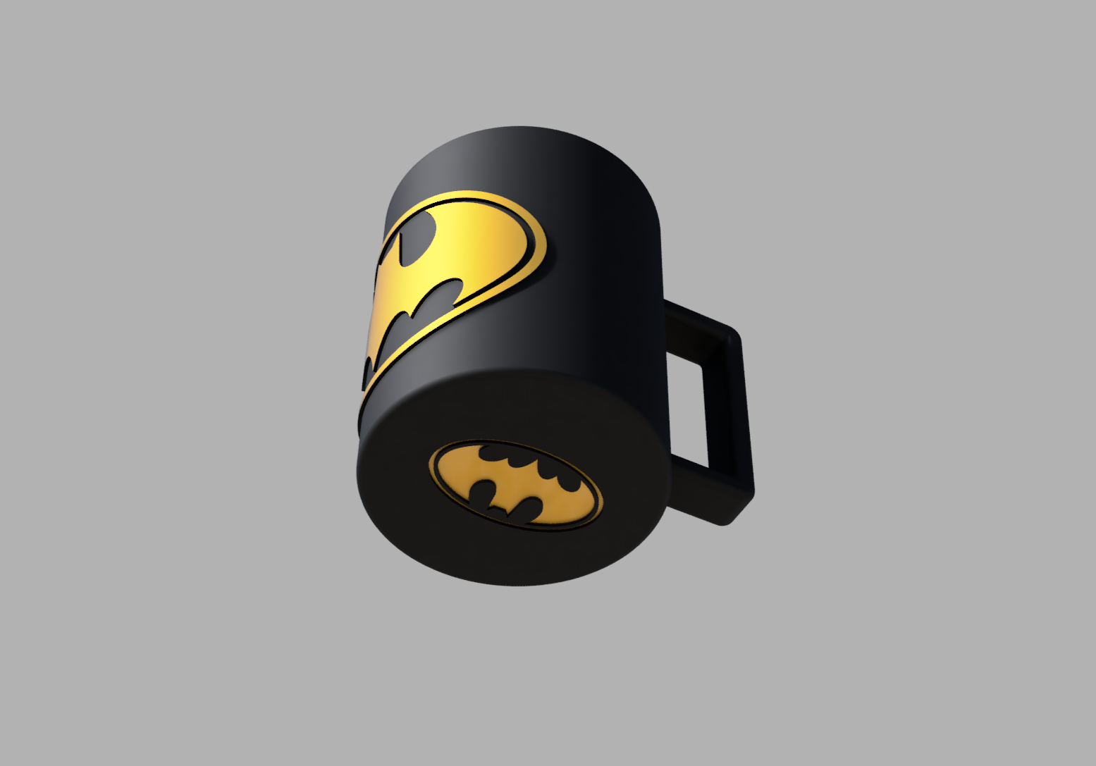 Batman Logo Mug by Aizenrath | Download free STL model | Printables.com