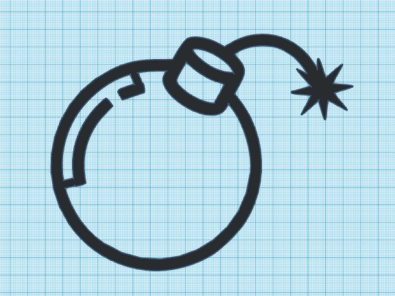 ROUND BOMB - WALL ART by Ogama Industries | Download free STL model ...