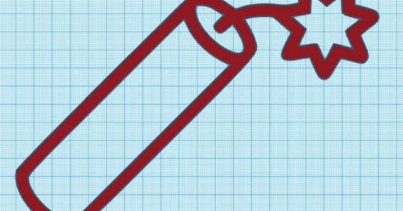 DYNAMITE STICK - WALL ART by Ogama Industries | Download free STL model ...