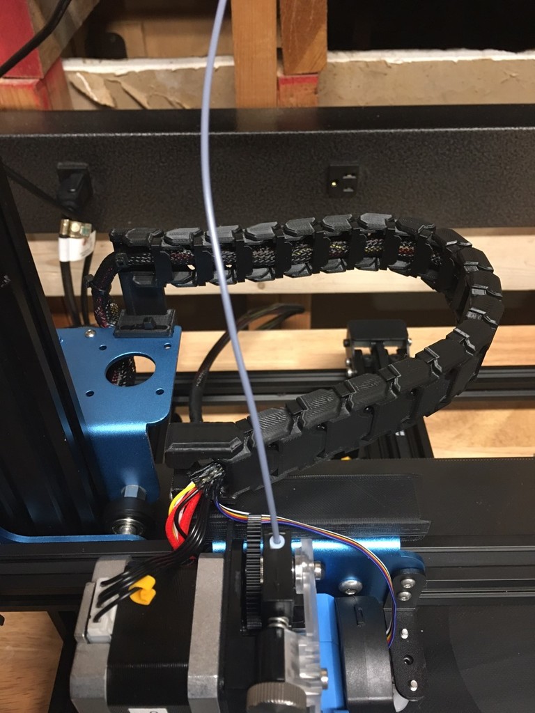 CR-10 V3 Hot End Cable Chain by mfetting | Download free STL model ...