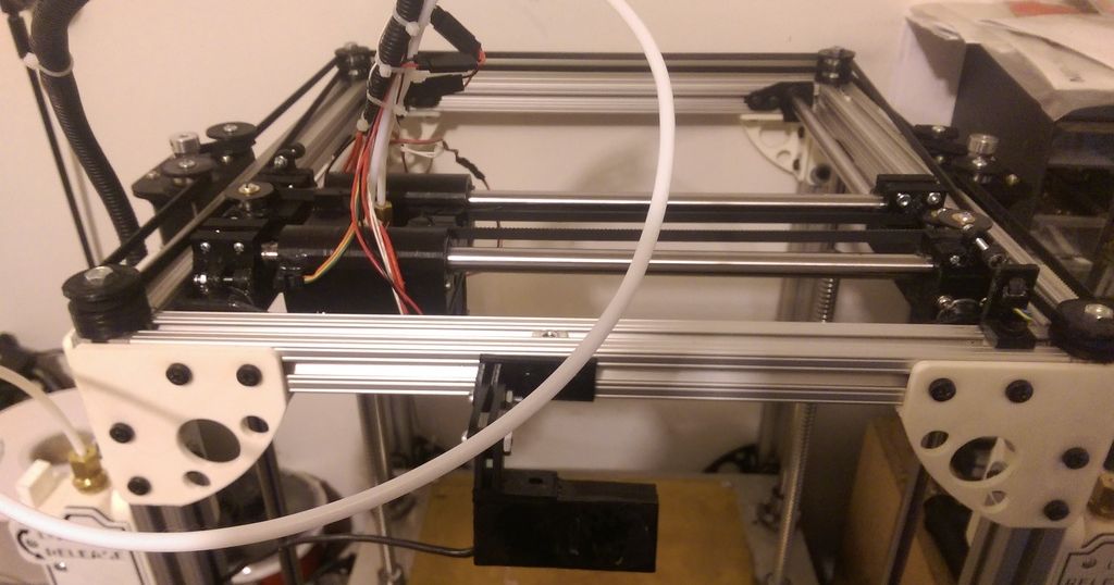 Dual CoreXY setup that uses LME12UU and 12mm shafts by Thump2010 ...