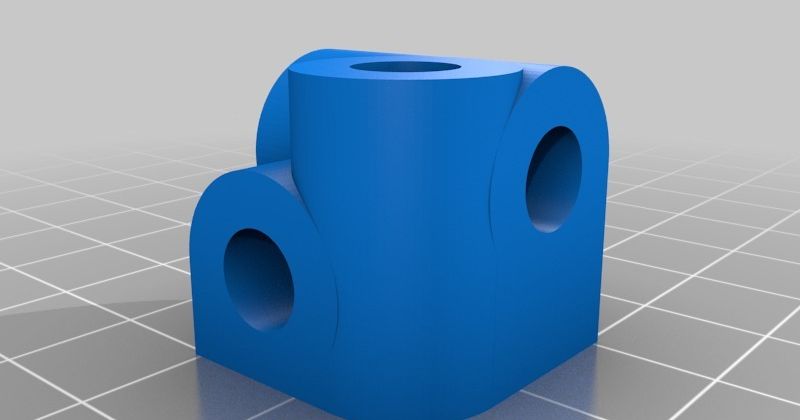 6mm, 1/4" 3-Axis Prototype Block by spingoogL | Download free STL model ...