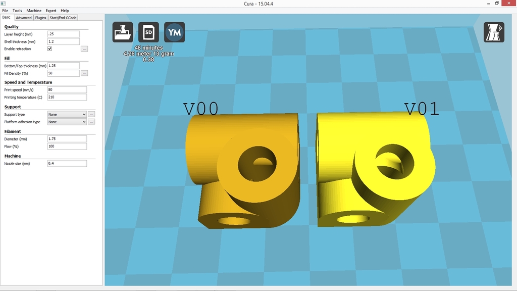 6mm, 1/4" 3-Axis Prototype Block by spingoogL | Download free STL model | Printables.com