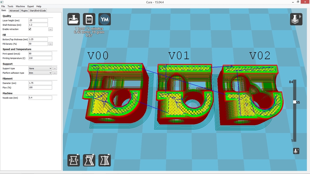 6mm, 1/4" 3-Axis Prototype Block by spingoogL | Download free STL model ...