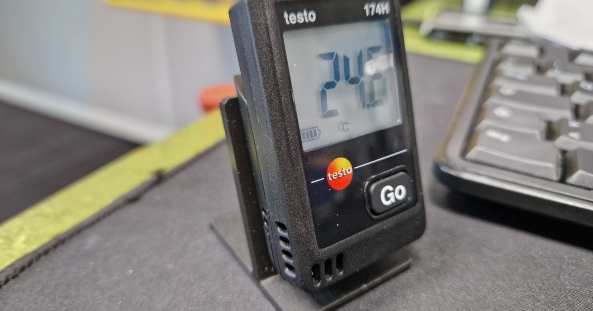 Testo 174H temperature sensor holder by 3DMegoldasok | Download free ...