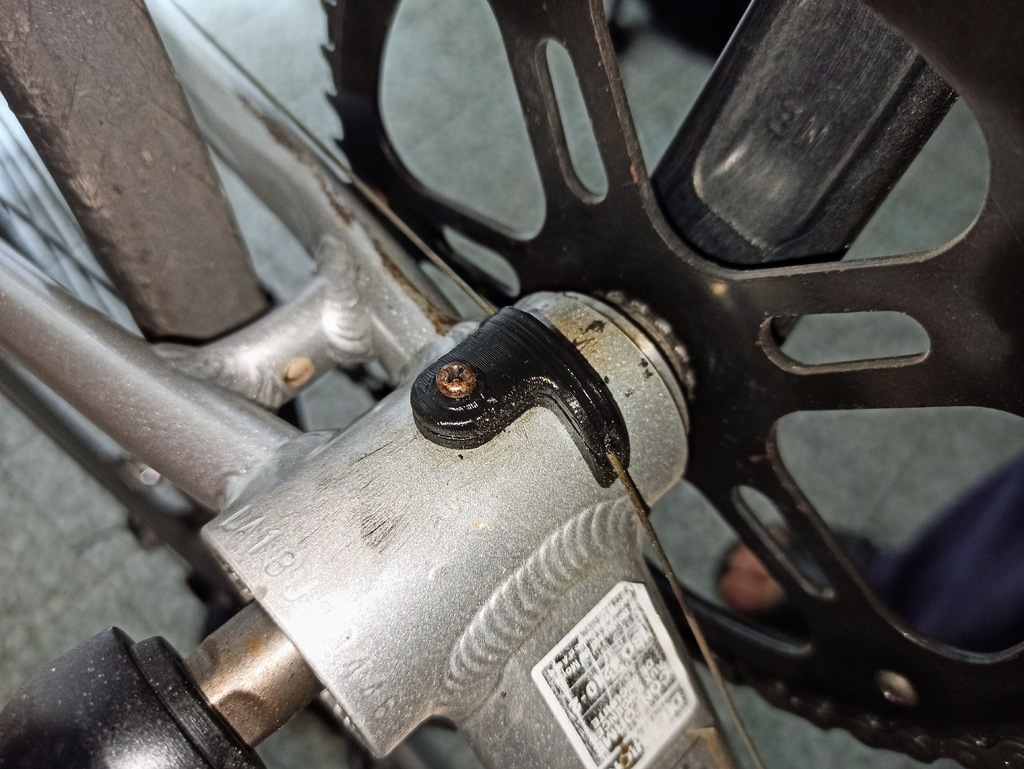 Bike bottom bracket shift cable guide v2 by dantech | Download free STL ...