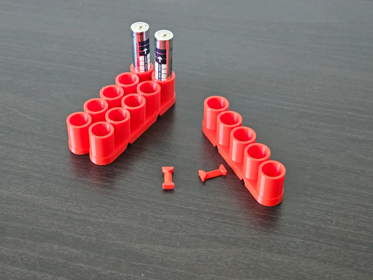 AAA Battery stand (modular) by Nornee | Download free STL model ...