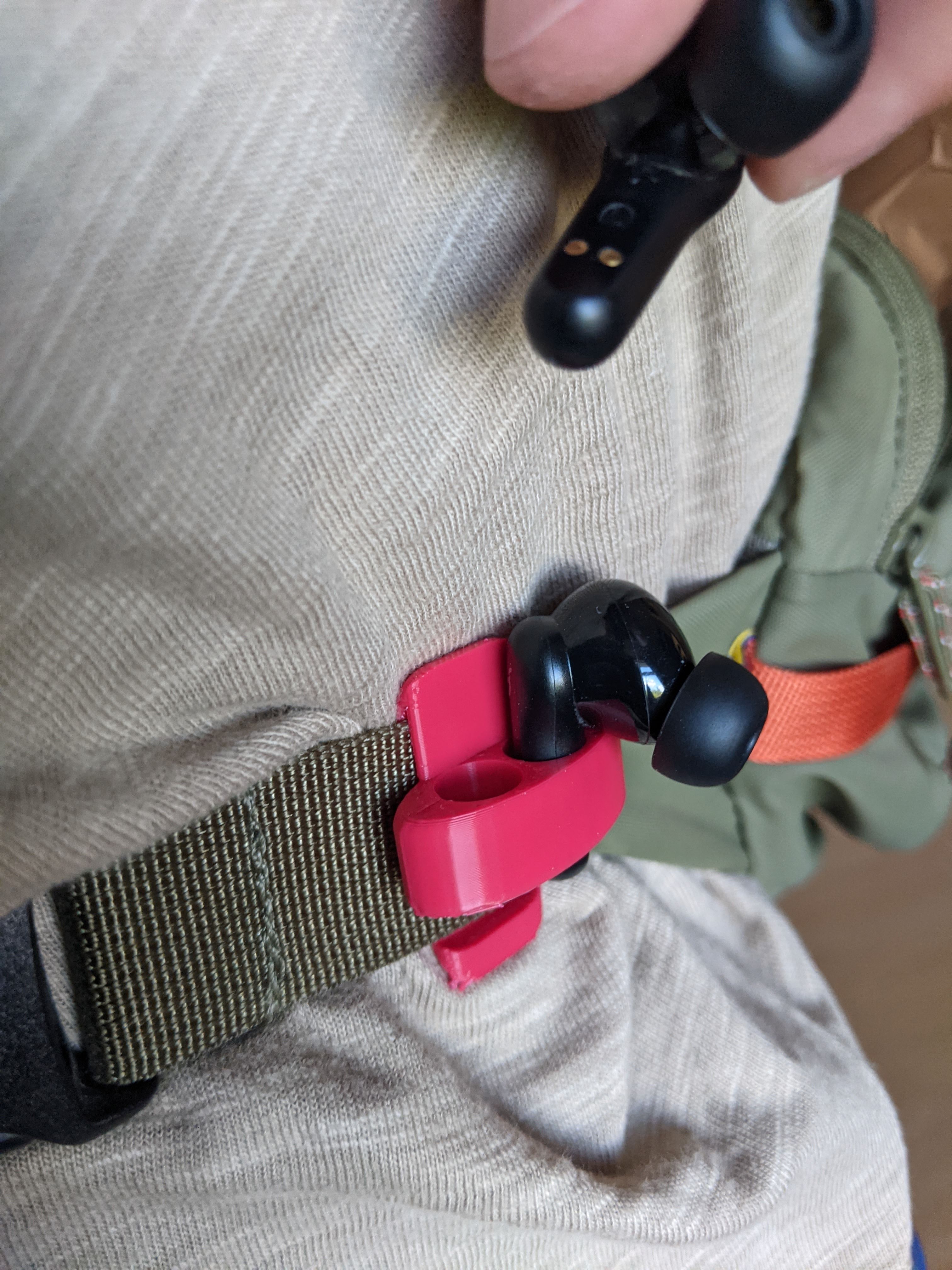 Earbud Holster, with belt clip, slots for magnets by Koli | Download ...