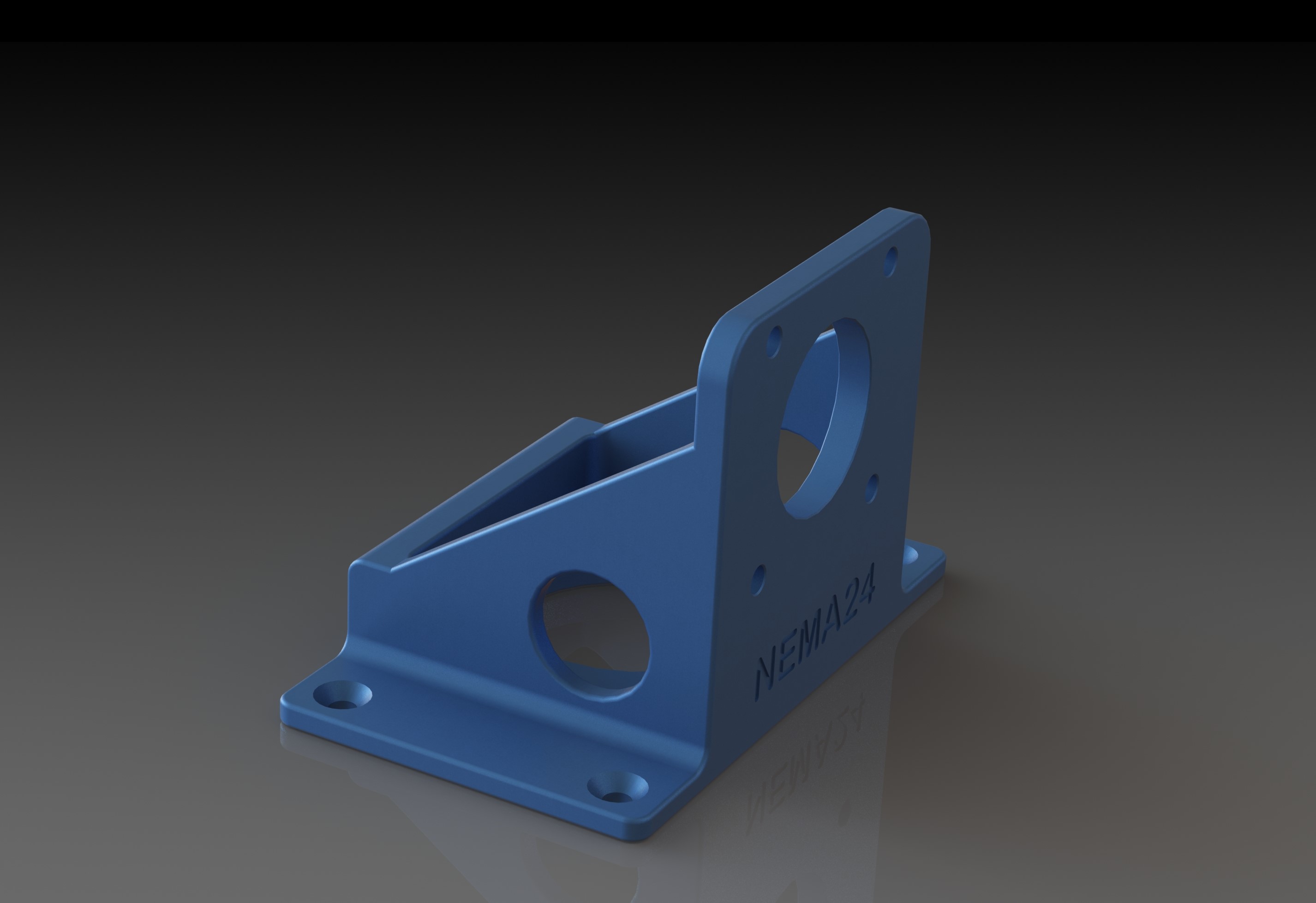 Stepper Stand Nema 24 by NERDCORNER | Download free STL model ...