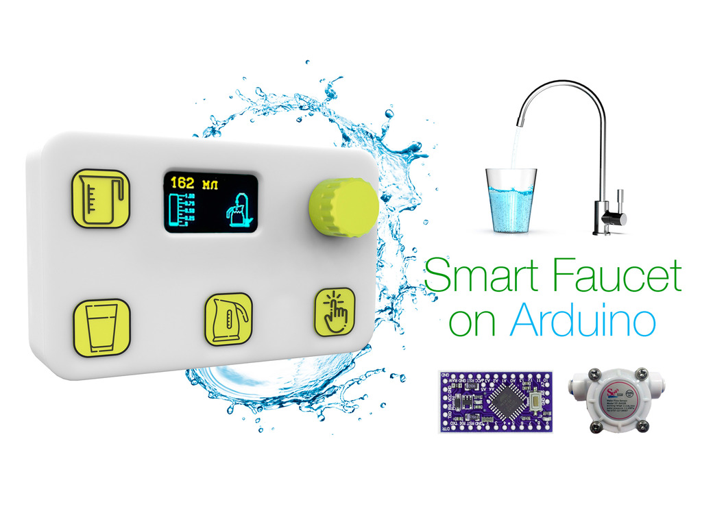Smart Faucet On Arduino Filter Resource Counter By Ruvim Kub Download Free Stl Model