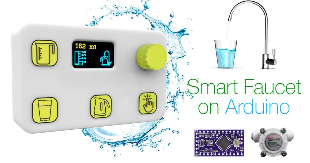 Smart faucet on Arduino (filter resource counter) by Ruvim Kub ...
