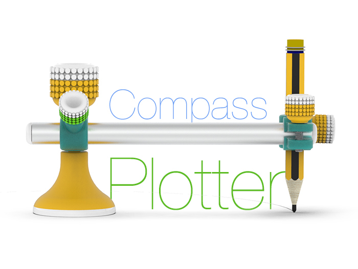 Compass - Plotter by Ruvim Kub | Download free STL model | Printables.com