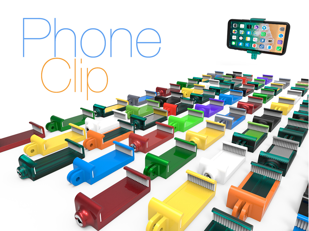 Phone Clip. by Ruvim Kub | Download free STL model | Printables.com