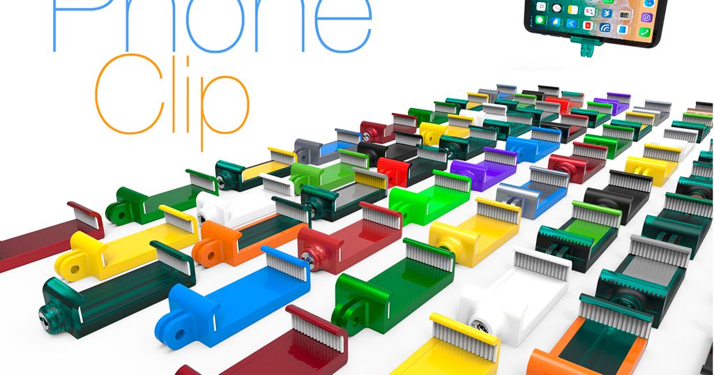 Phone Clip. by Ruvim Kub | Download free STL model | Printables.com