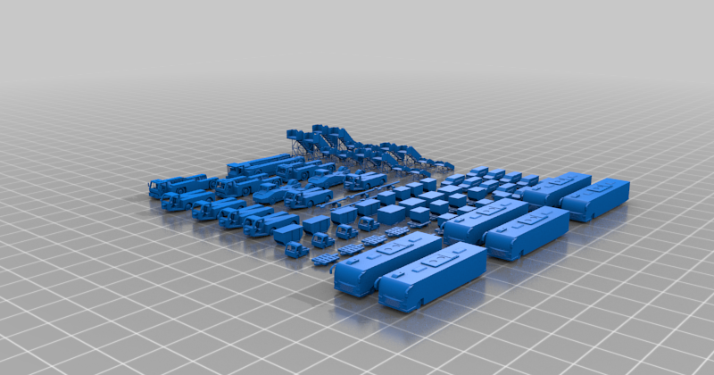 1:400 Ground Service Equipment (GSE) For 1:400 Airports And More by ...