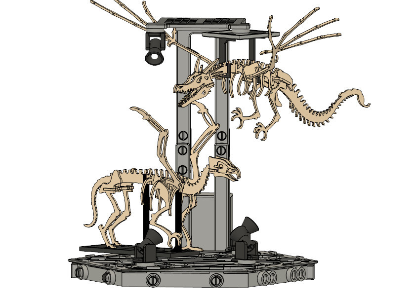 [Fantasy & Primal] Griffin Skeleton by STAG_B | Download free STL model ...