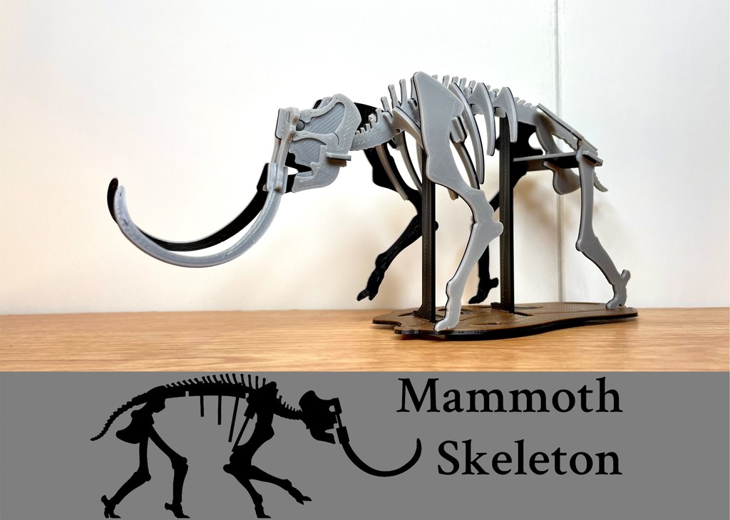 [Fantasy & Primal]Mammoth Skeleton by STAG_B | Download free STL model ...