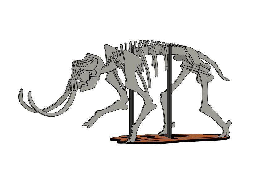 [Fantasy & Primal]Mammoth Skeleton by STAG_B | Download free STL model ...