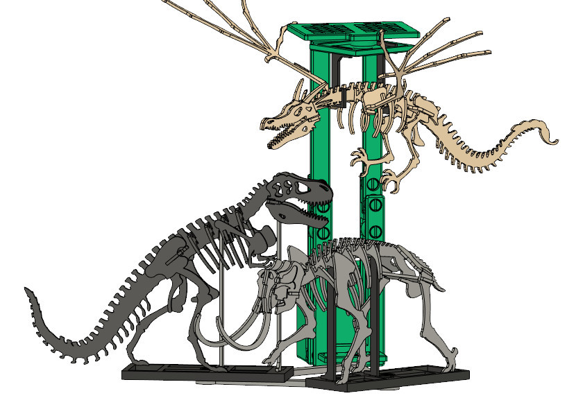 [Fantasy & Primal]Mammoth Skeleton by STAG_B | Download free STL model ...