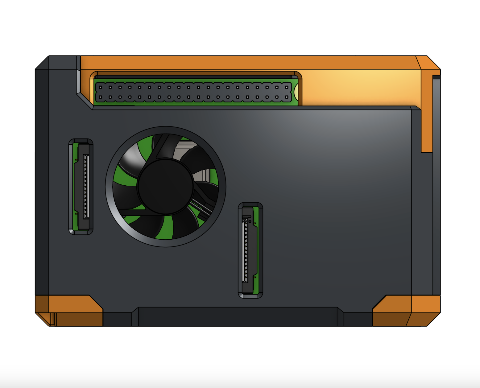 Modular Raspberry Pi 4 Case by UranusAstra | Download free STL model ...