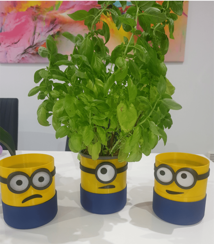 Minions Self-watering planter by William | Download free STL model ...