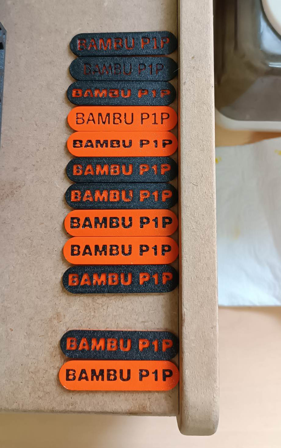 ARC - Plate on the side with the name "Bambu P1P" by Allan Fonroques 🚀 ...