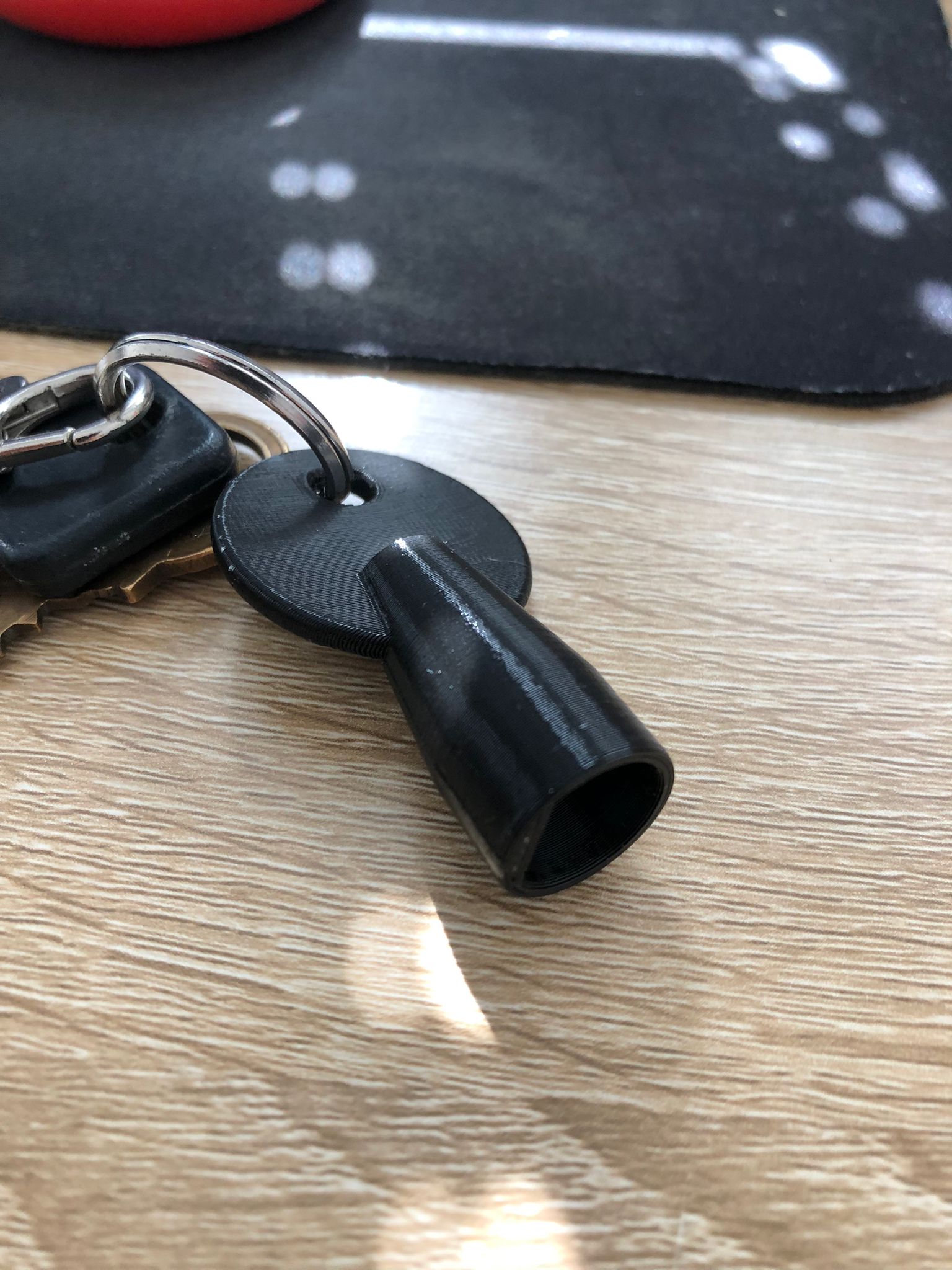 Utility (Box) Key - D shape by Martin Sulgan | Download free STL model ...