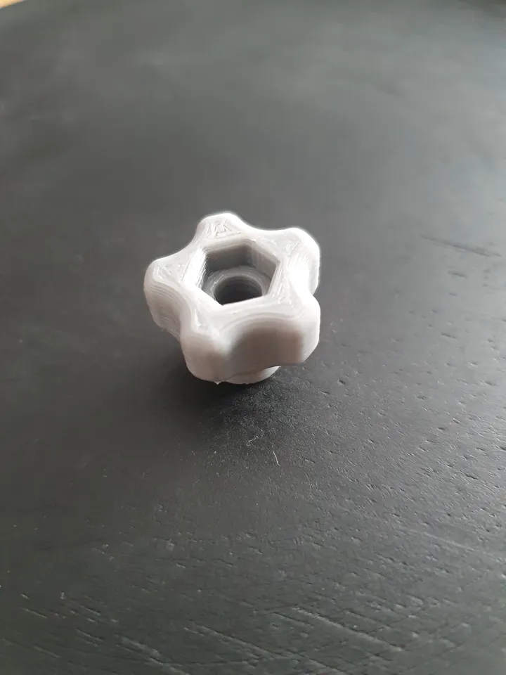 Thumb screw for M5 hex bolt by Schenk | Download free STL model ...