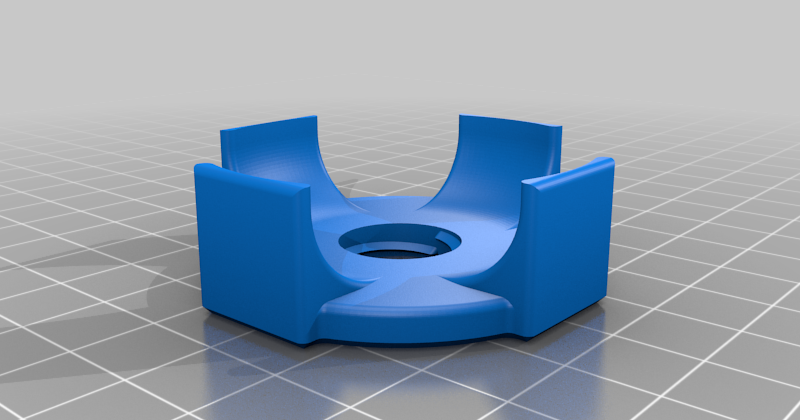 Toilet Flush Button Bracket by Matt Rayner | Download free STL model ...