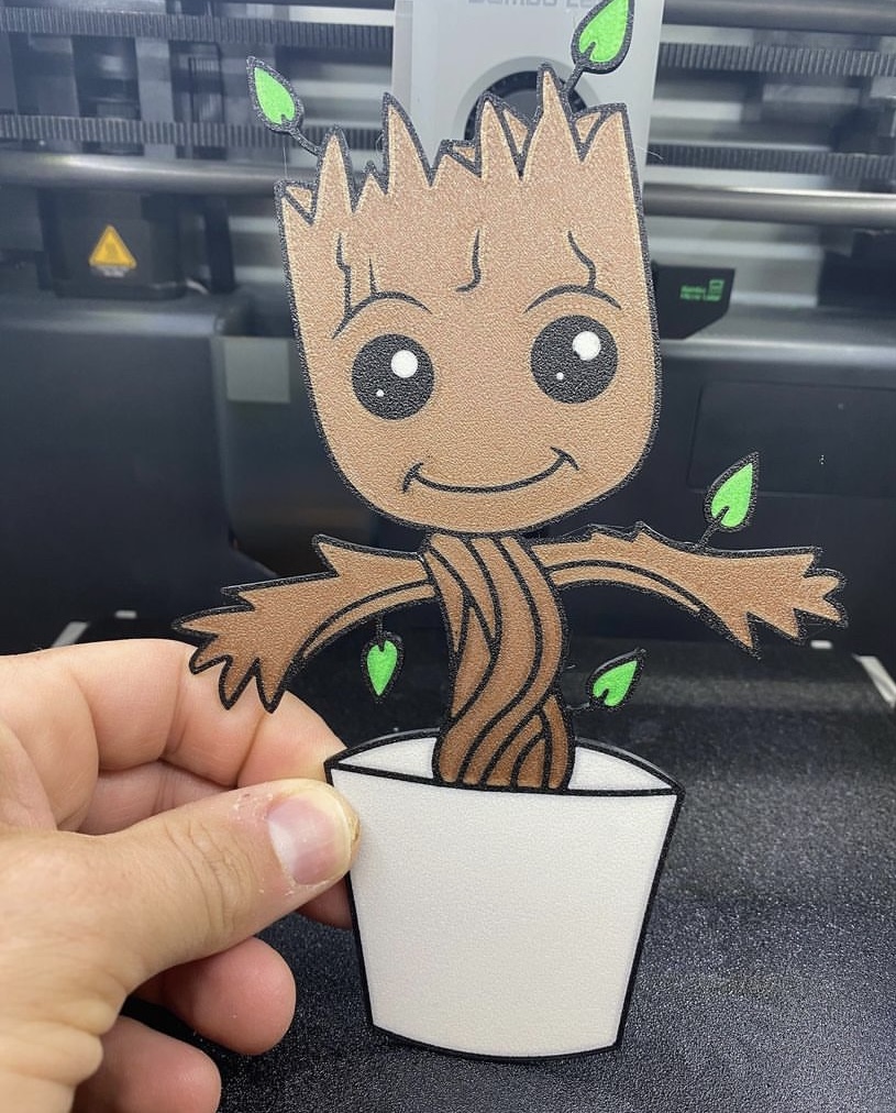 Groot mit mehreren Farben by Danielo2912 | Download free STL model ...