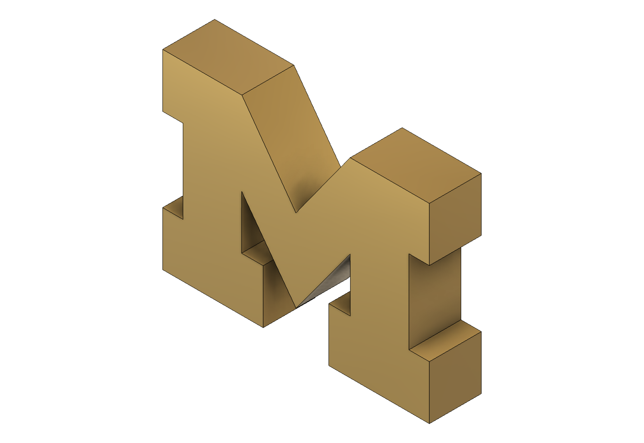 LED Block M by iPrint3D | Download free STL model | Printables.com