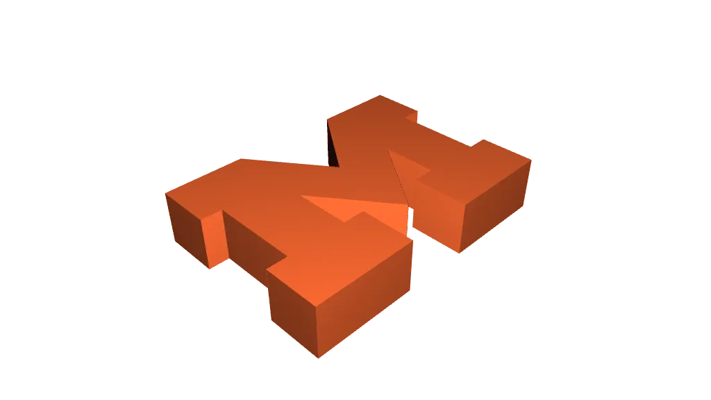 LED Block M by iPrint3D | Download free STL model | Printables.com