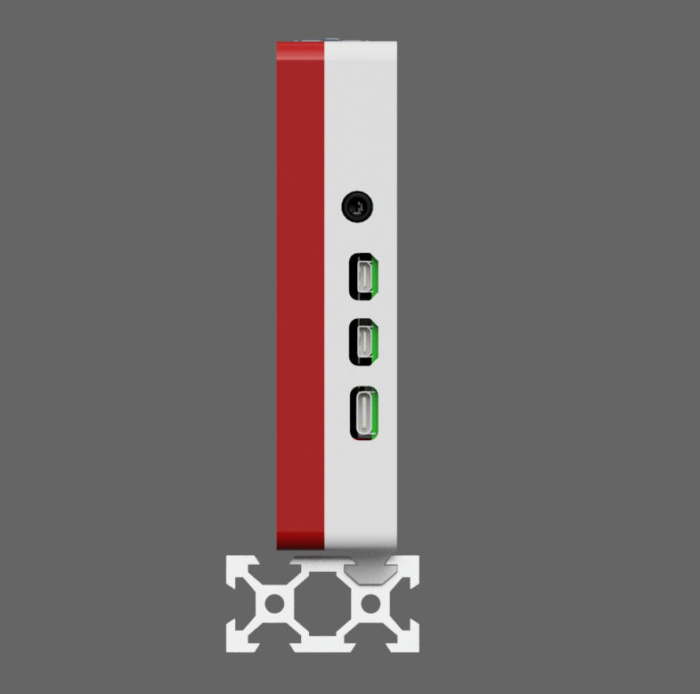 Pi4 SSD Case (Extrusion rail 20x20 mount) by Mark_Alpha | Download free ...