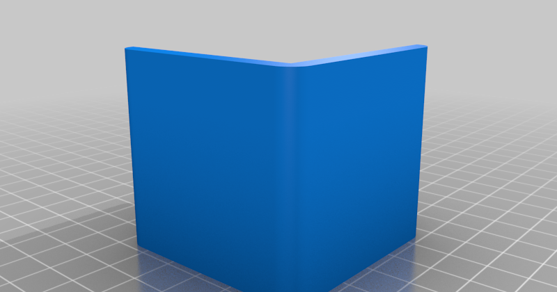 Custom Corner Foot with screw mount by ffejrxx | Download free STL ...