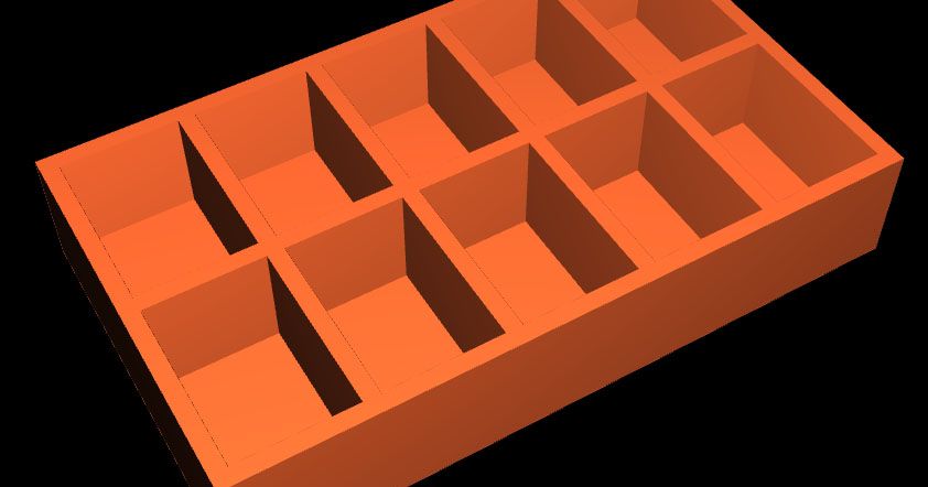 9v battery holder rack (10x) by ffejrxx | Download free STL model ...