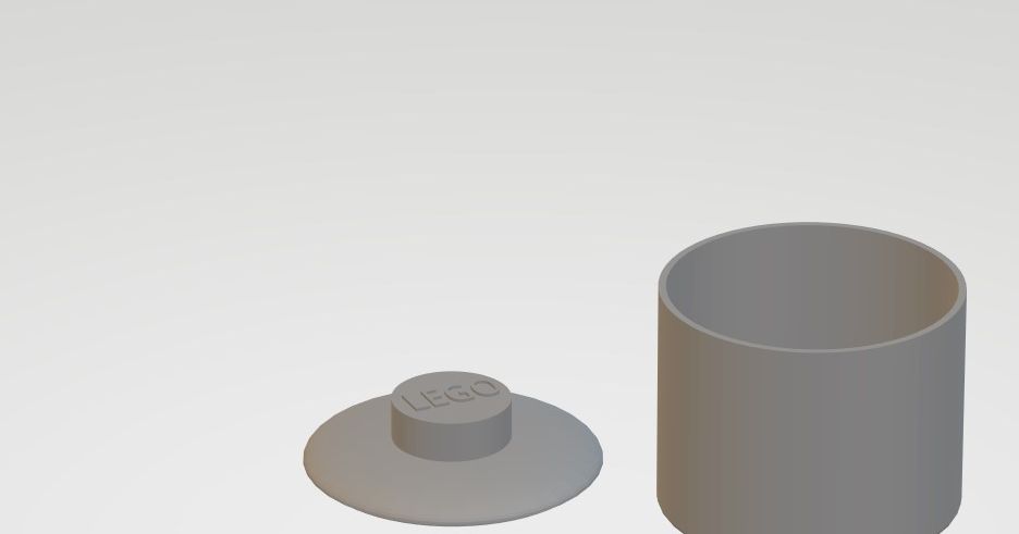 LEGO Head (Tissue) Container by A. Green | Download free STL model ...