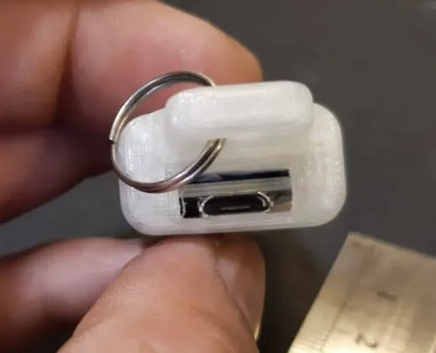 LED flashlight keychain by G4ZO | Download free STL model | Printables.com