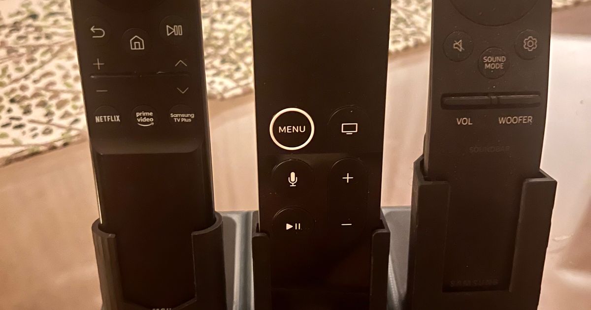 Samsung / AppleTV / FireTV Remote Holder by Chriser1102 | Download free ...