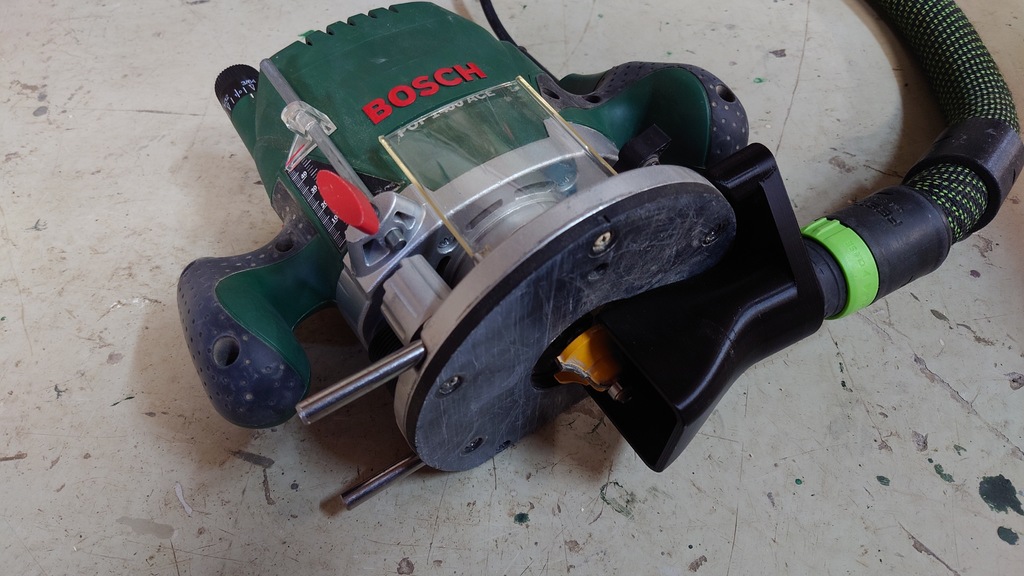Edge Routing Dust Collector for Bosch POF 1400 ACE by matthijsbos ...