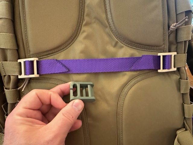 Luggage Strap Buckle/clip for 1" Molle webbing by Dr Romeo Chaire ...