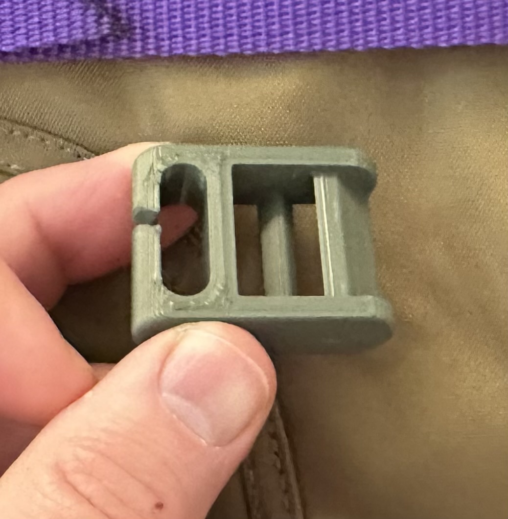 Luggage Strap Buckle/clip for 1" Molle webbing by Dr Romeo Chaire ...