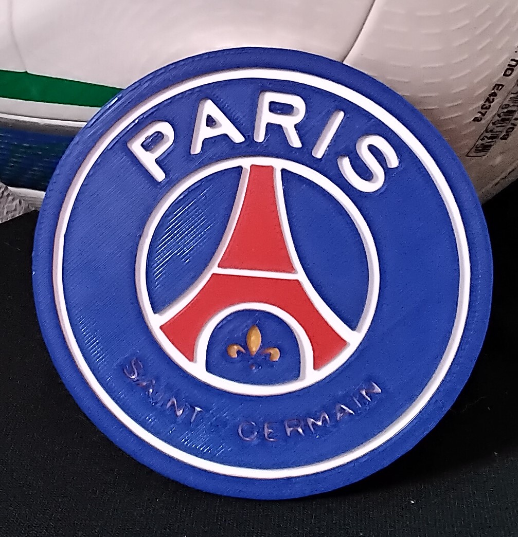 Paris Saint-Germain {PSG} coaster or plaque by DaddyWazzy_TheCreator ...
