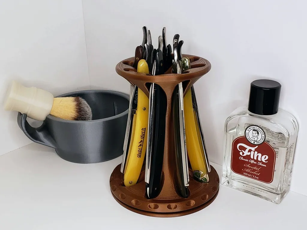 Straight Razor Stand by rogerquin | Download free STL model ...