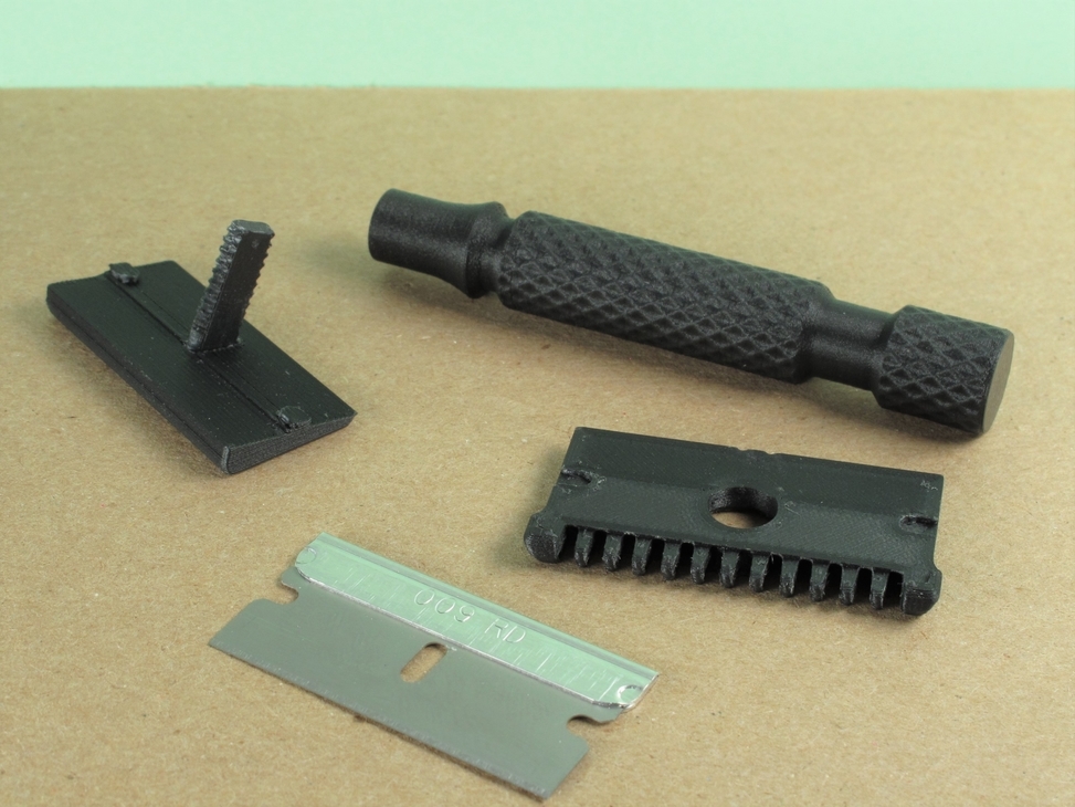 GEM SE Safety Razor 3 piece adjustable by rogerquin | Download free STL ...