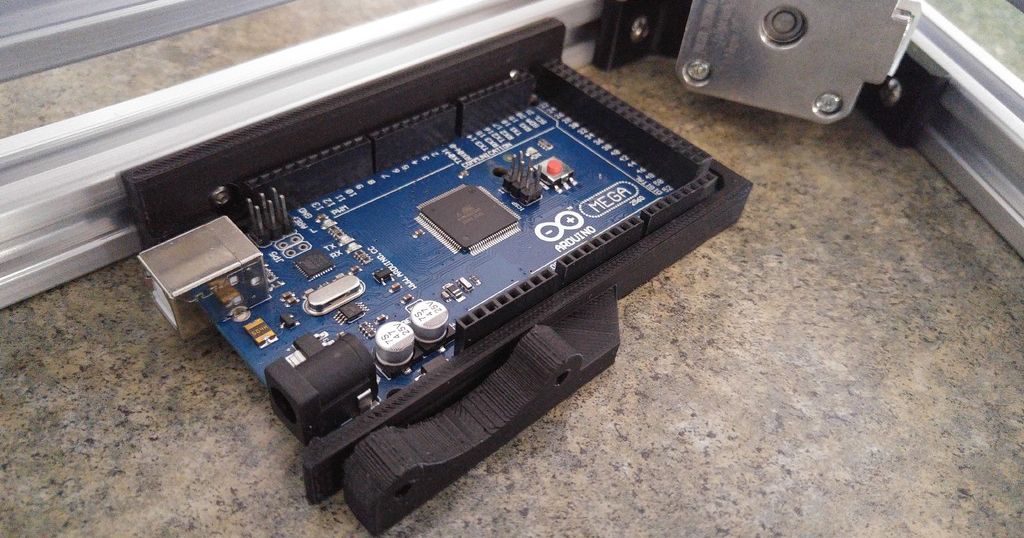 Arduino + RAMPS Mount with Fan for 2020 Open Beam by rogerquin ...