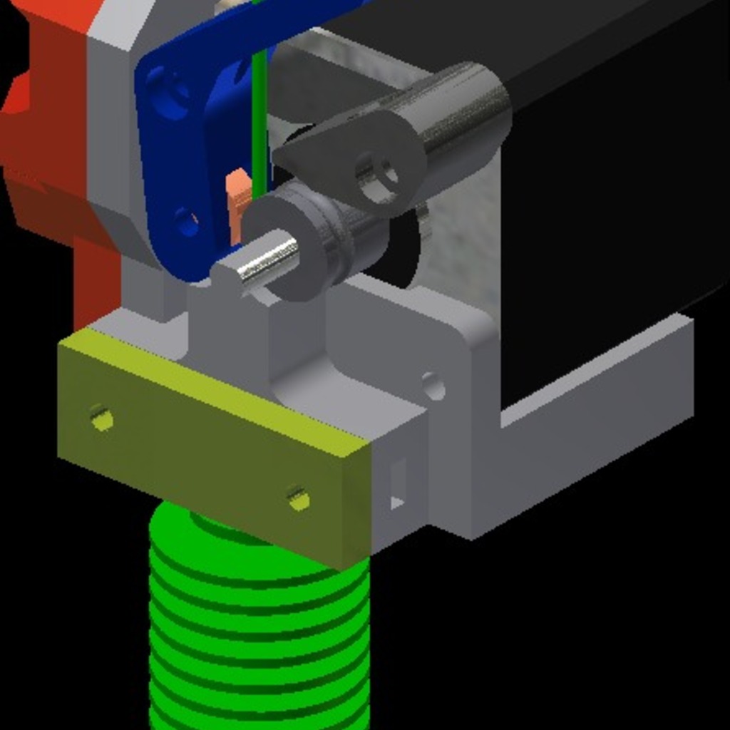 Compact i3 Extruder - E3D Hotend by tjb1 | Download free STL model ...