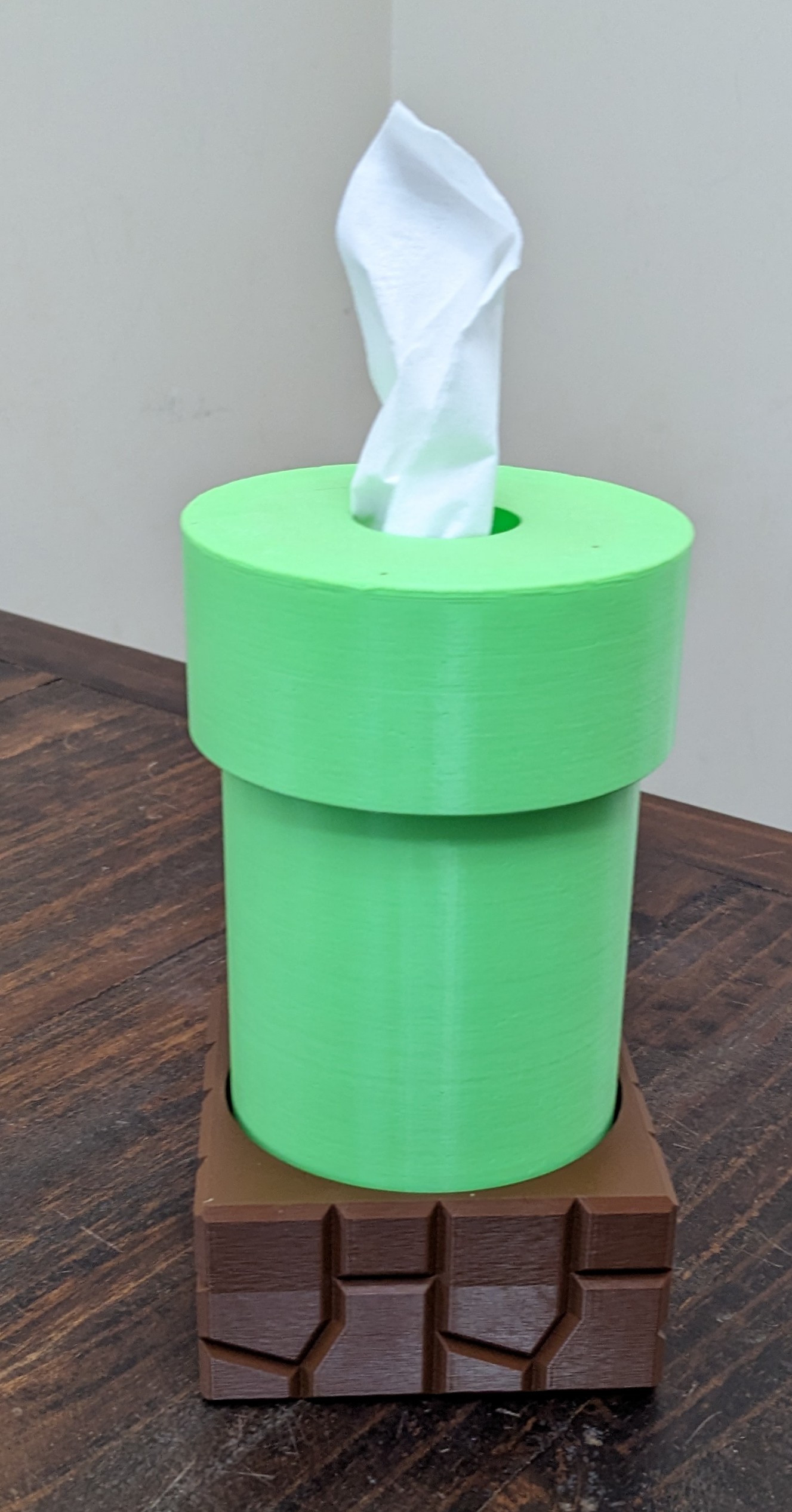 Block and Pipe Tissue Holder by layer.works | Download free STL model ...